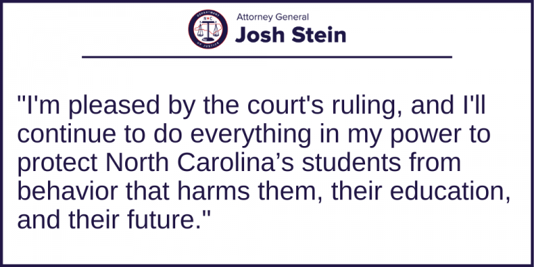 Attorney General Stein Statement on Mahanoy Area School District v. B.L ...