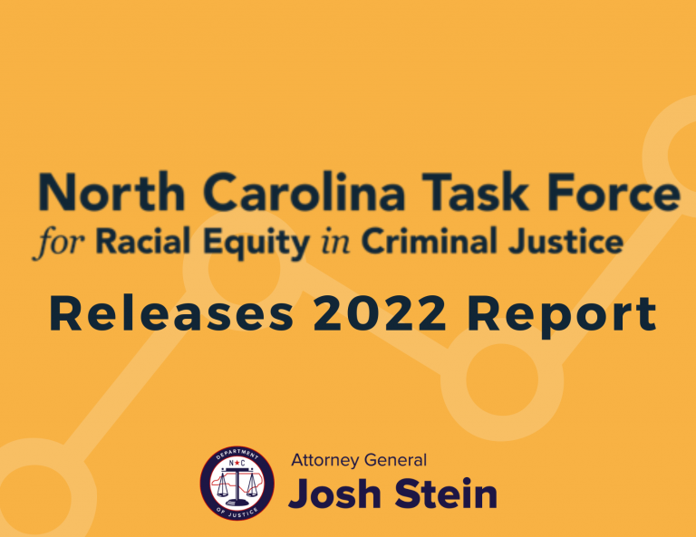 North Carolina Task Force for Racial Equity in Criminal Justice ...