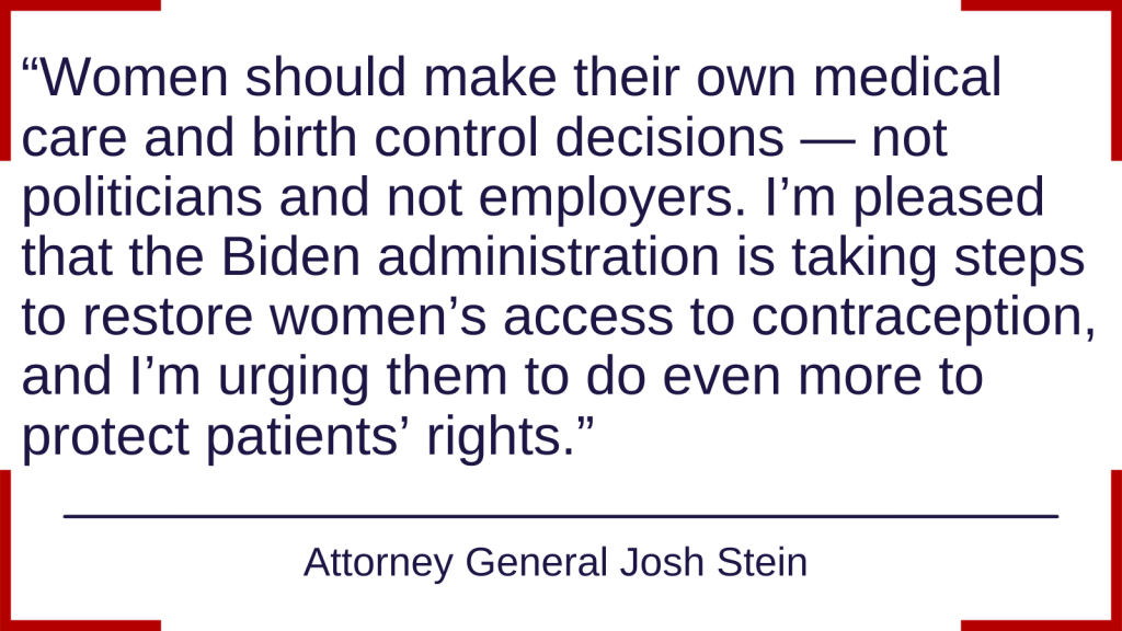 Attorney General Josh Stein Supports Women’s Access to Safe ...