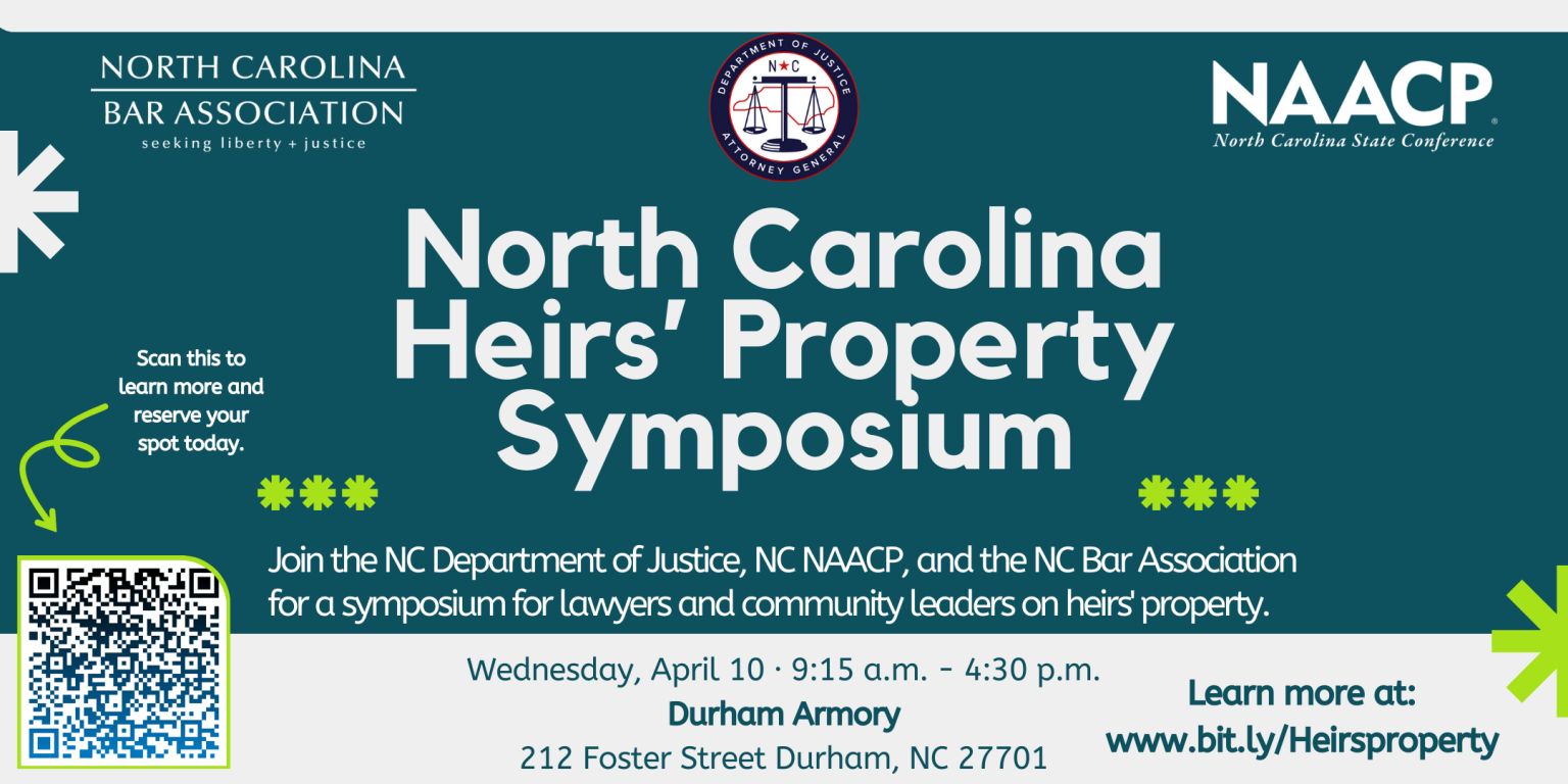 North Carolina Heirs’ Property Symposium - NCDOJ