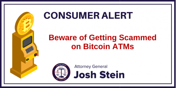 Consumer Alert: Beware of Getting Scammed on Bitcoin ATMs - NCDOJ