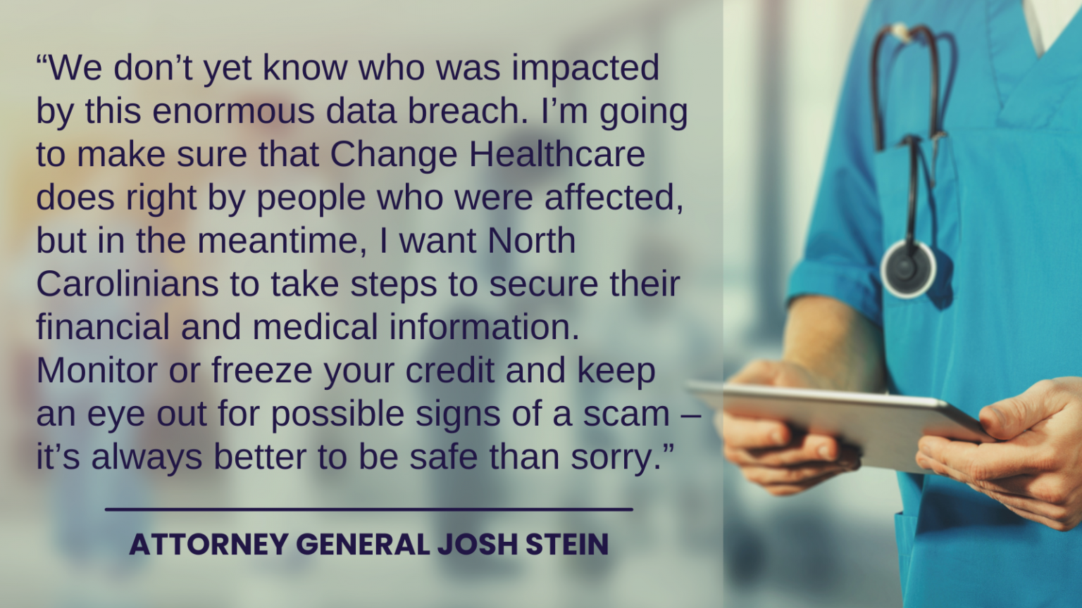Attorney General Josh Stein Shares Security Tips After Change ...