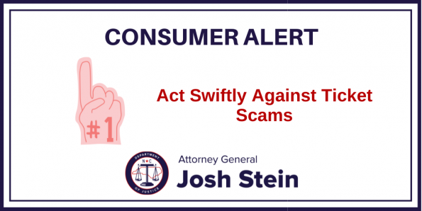 Consumer Alert: Act Swiftly Against Ticket Scams - NCDOJ