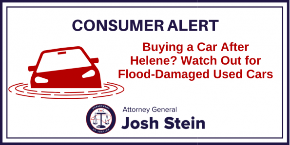 Consumer Alert: Buying a Car After Helene? Watch Out for Flood-Damaged ...