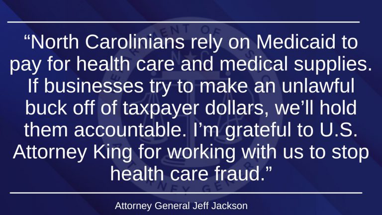 Attorney General Jeff Jackson Files $5.5 Million Medicaid Fraud Lawsuit ...