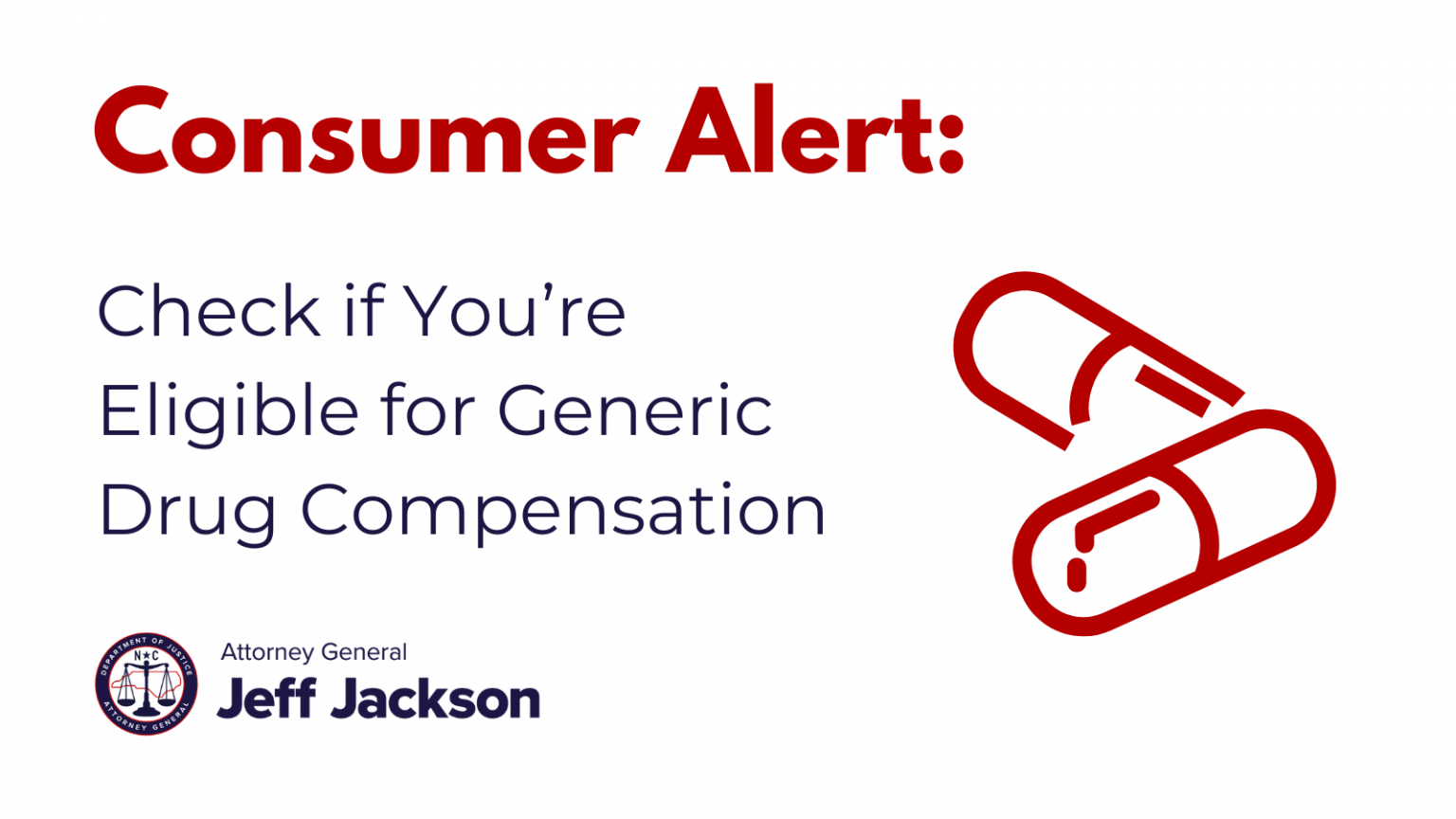 Consumer Alert: Check if You're Eligible for Generic Drug Compensation ...