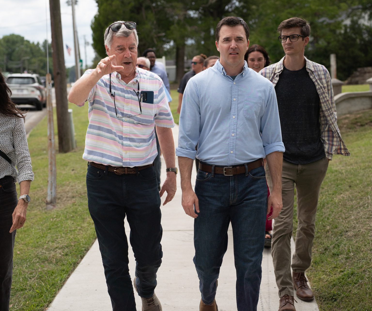 Attorney General Jeff Jackson Visits Pollocksville Area Losing BRIC Funding