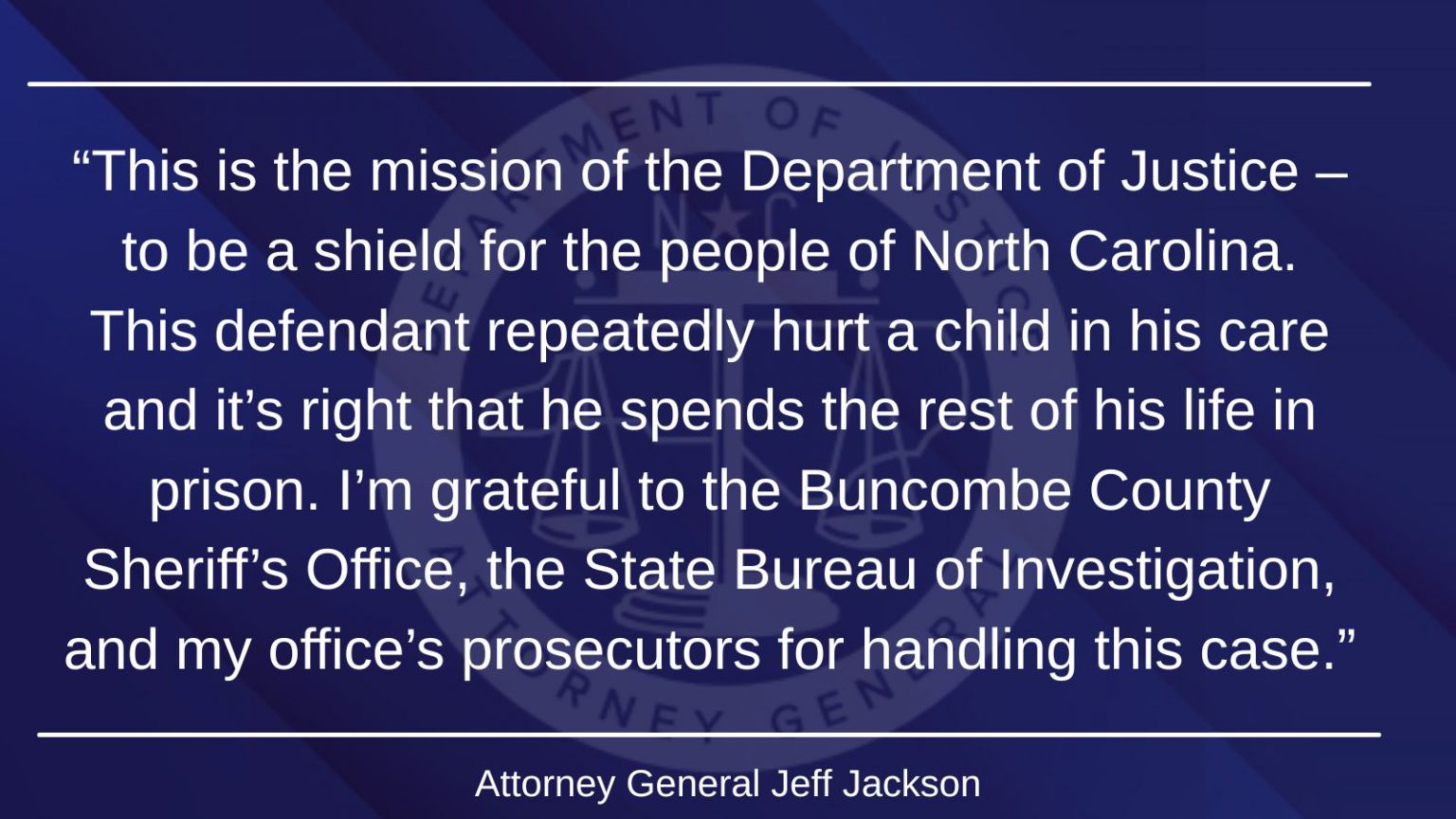 Attorney General Jeff Jackson Secures Conviction and 40-Year Sentence ...
